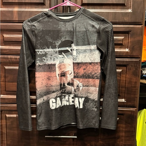 bcg | Shirts & Tops | Bcg Football Graphic Long Sleeve Shirt Boys 12 ...